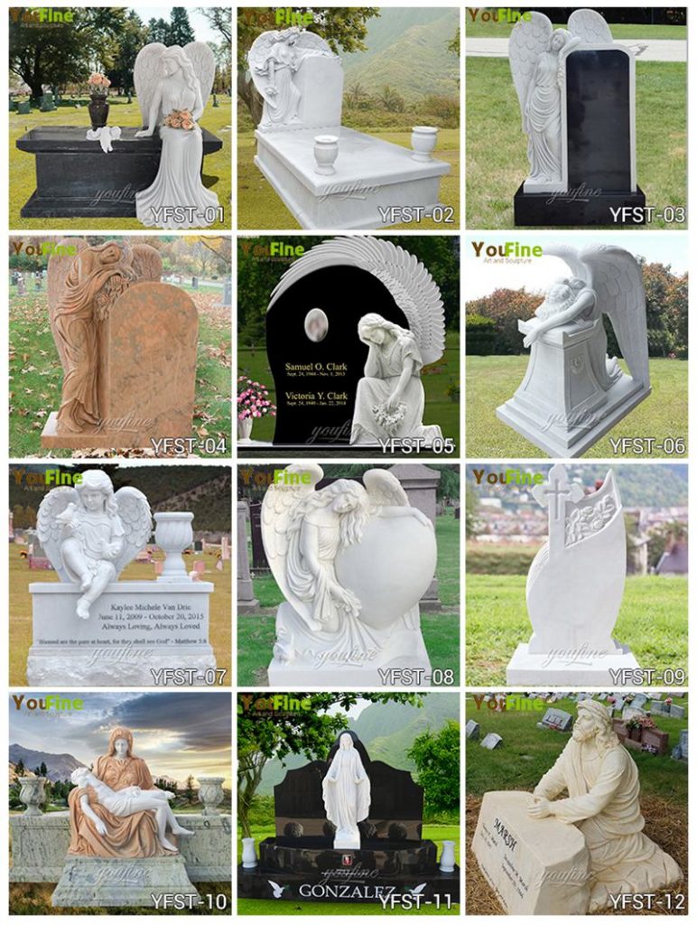 High-Quality Religious Marble Jesus Headstone for Sale-headstones ...