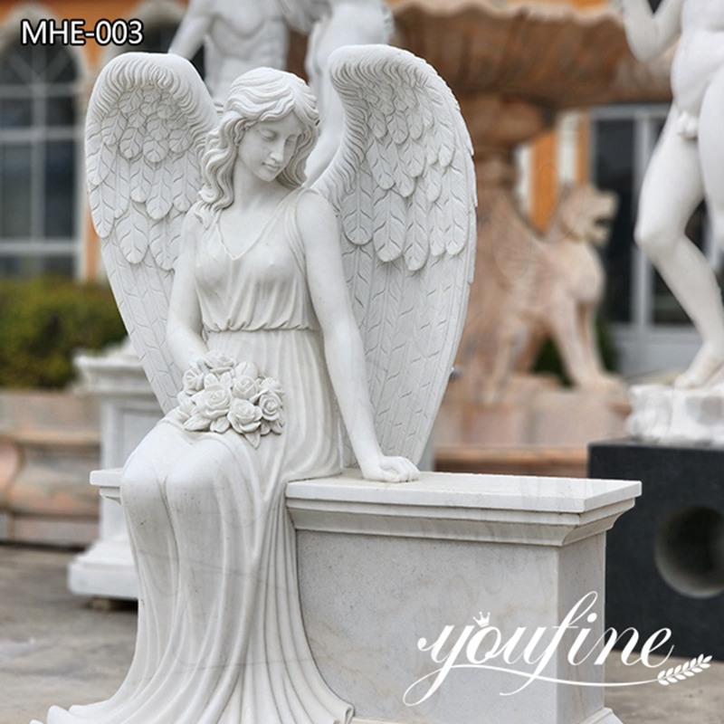 AngelAngel Tombstone/Headstonefor Graves,Crying Angel Tombstone for ...